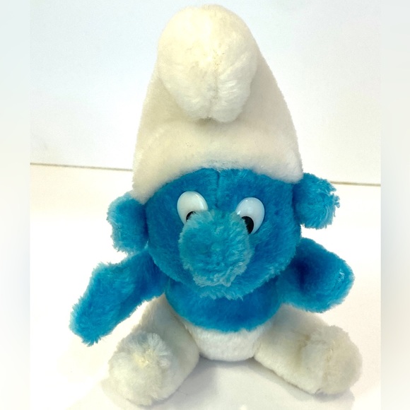 WALLACE BERRIE & CO, INC. | Toys | Vintage 98 Smurf Peyo Plush Toy 8 ...